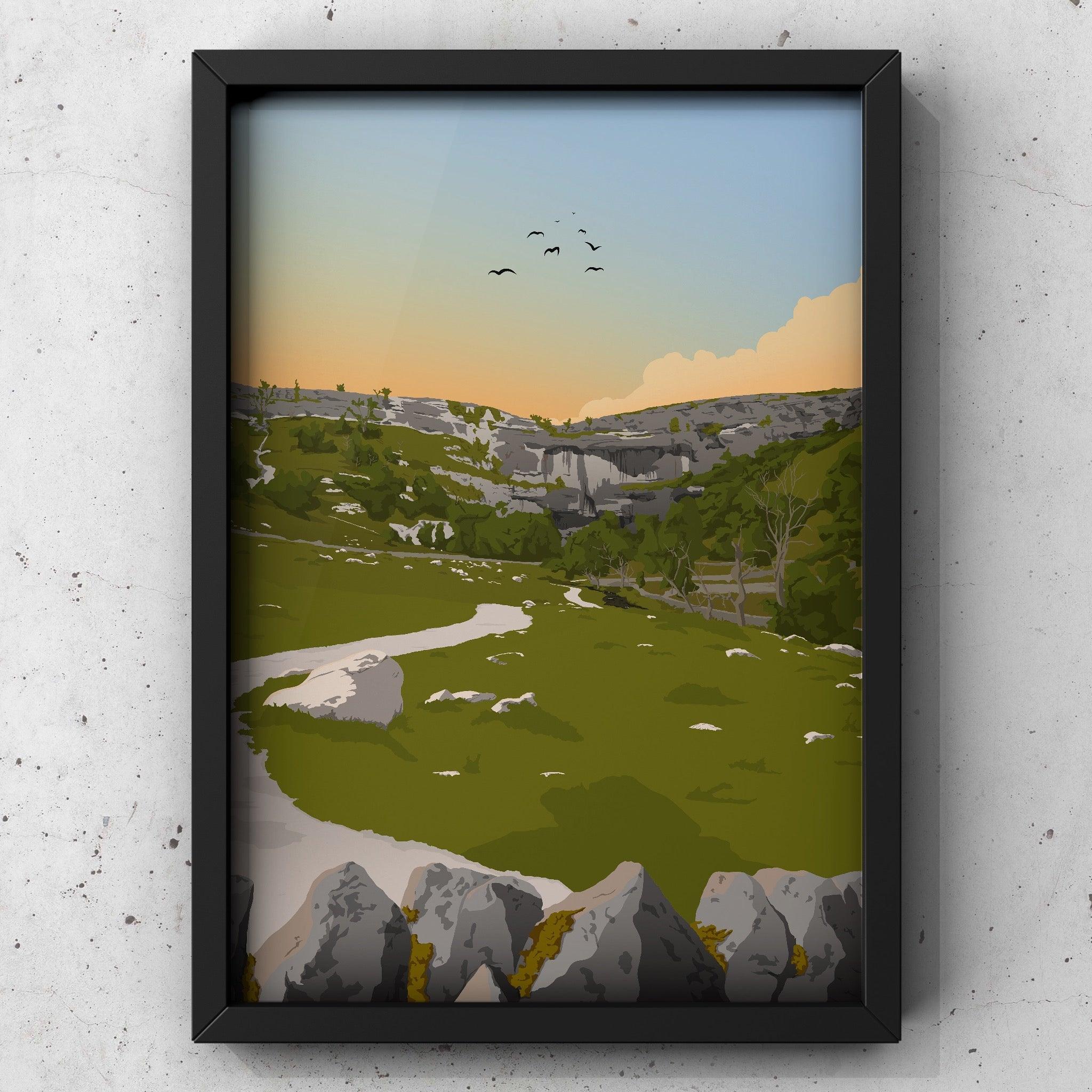 Yorkshire Prints | Yorkshire Artwork | Millstones & Moor